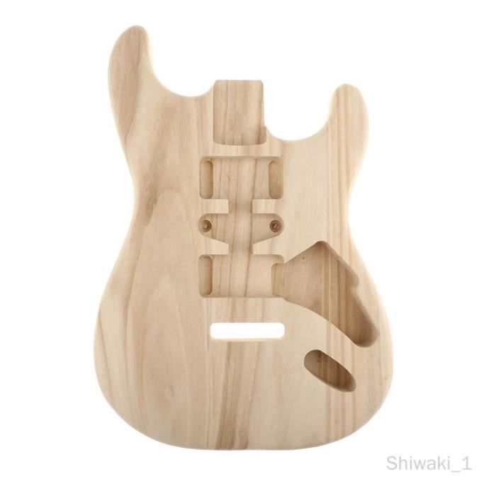 Sycamore Guitar Matériau Du Corps Non Fini pour Guitare électrique ST ...