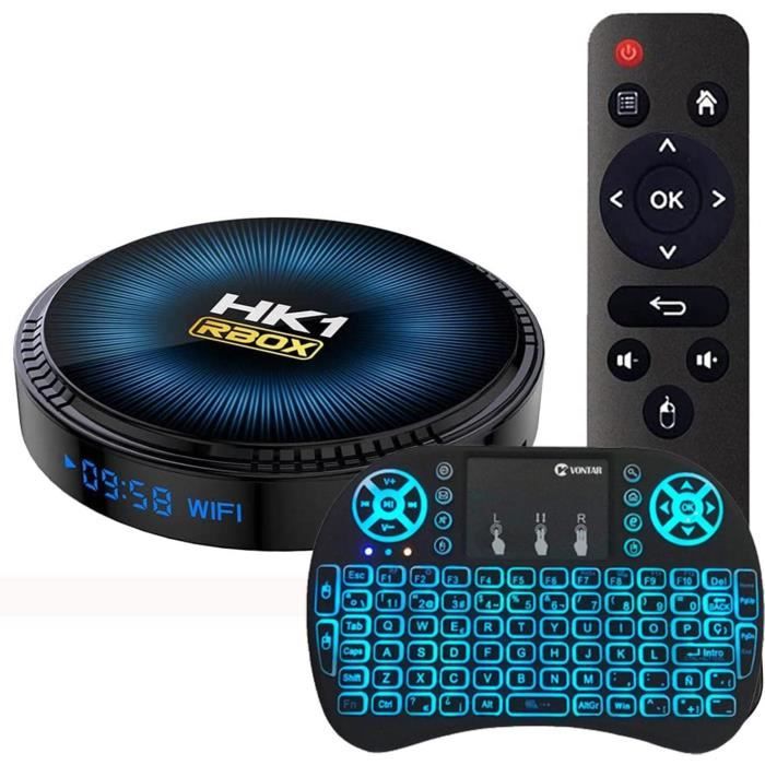 Android 11.0 TV Box, 2022 Mise À Niveau HK1 RBOX Smart Android Box Amlogic S905W2 Processeur ...