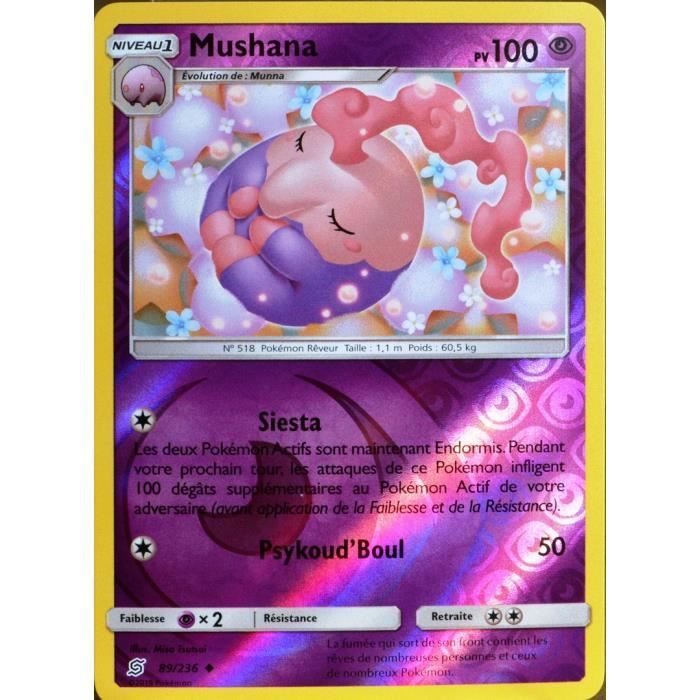 Carte Pokémon 89-236 Mushana - REVERSE SL11 - Soleil et Lune - Harmonie ...