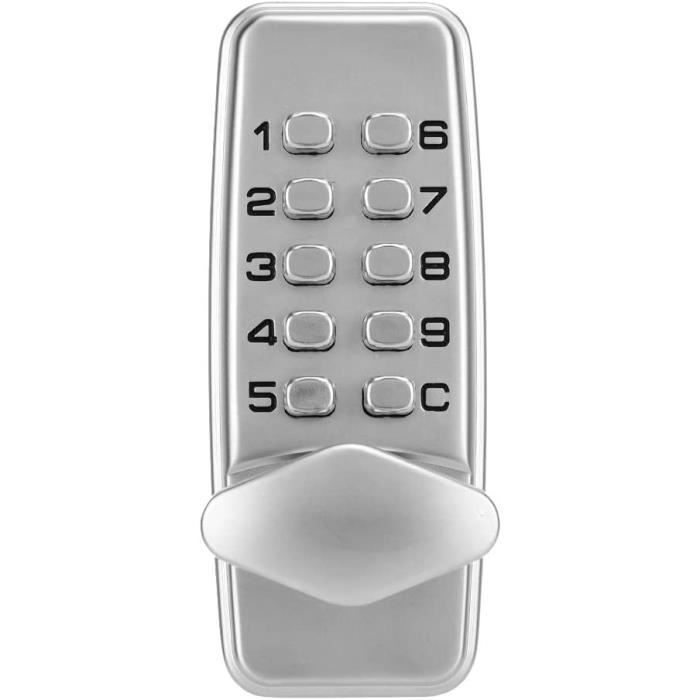 Serrure De Porte, Serrure À Code Étanche À 2-4 Chiffres Avec Ensemble D ...