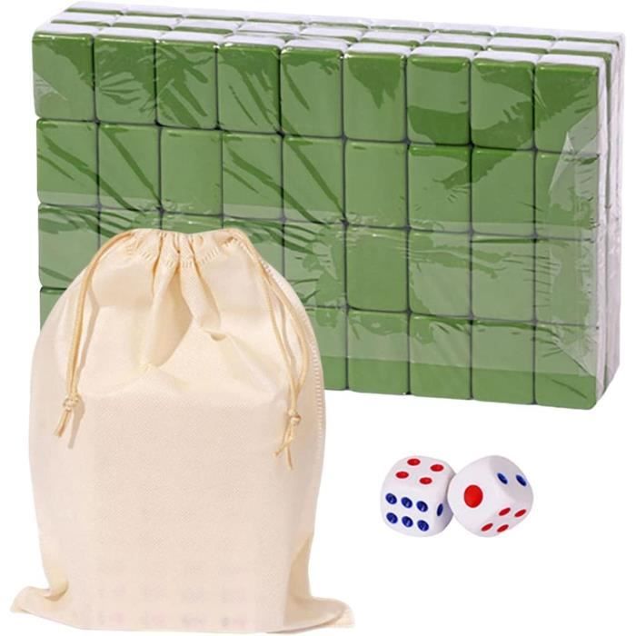 Mini Mahjong Jeu De Famille Classique Mahjong Set Portable Majiang Set ...