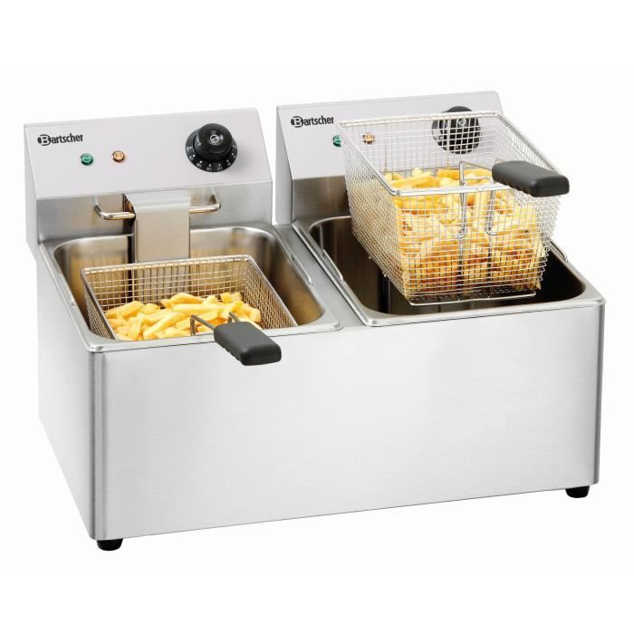 Friteuse professionnelle - BARTSCHER - Double snack IV - 2 x 8 Litres ...