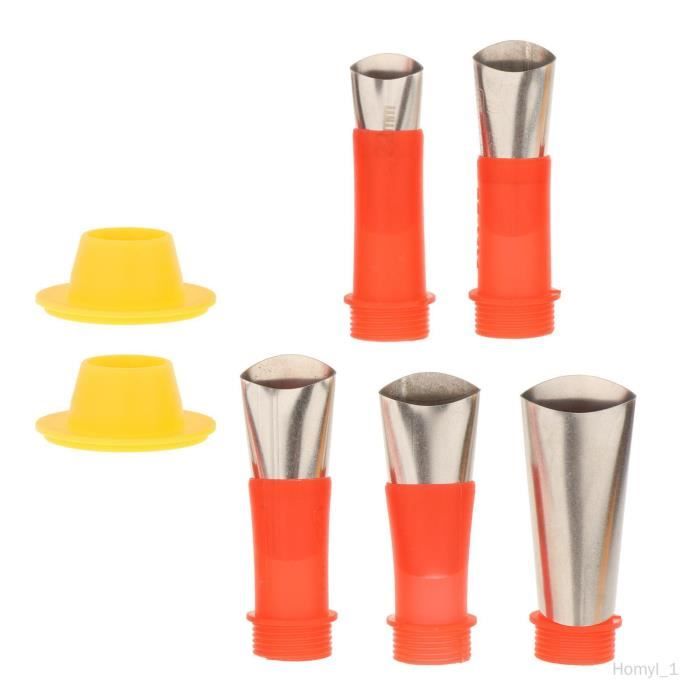 Jeu de buses Calfeutrage - COLAXI - Multi - Acier inoxydable - Orange ...