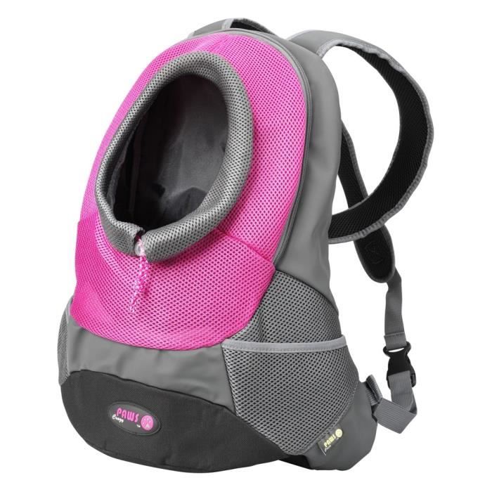 CRAZY PAWS Sac à dos Maria M en nylon - 41,5x17,5x43cm - Rose - Pour chien et chat - Cdiscount