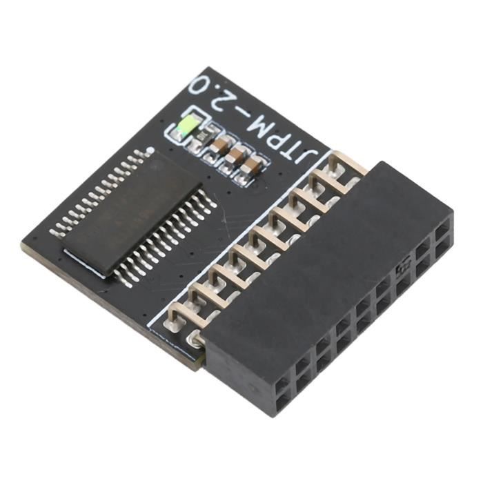 HURRISE puce TPM Module TPM 2.0 LPC 18pin TPM 2.0 Module de sécurité de ...