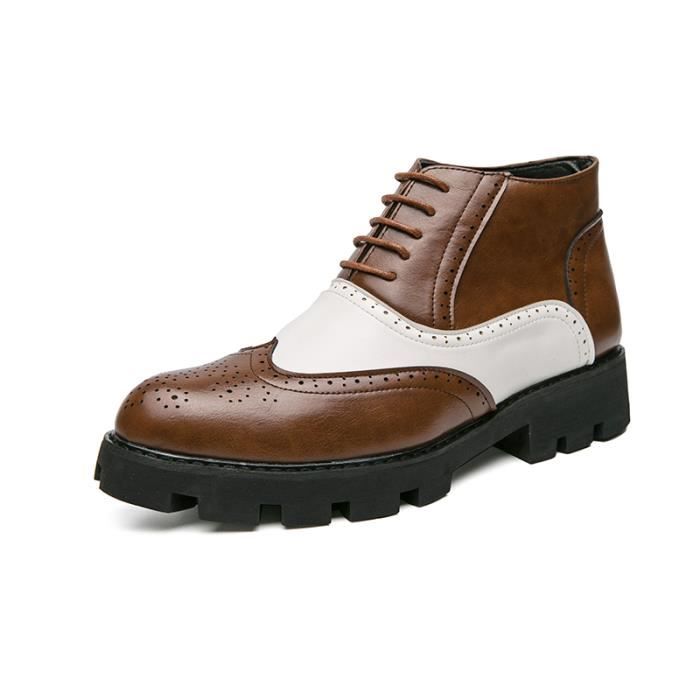 Chaussures de ville homme-Classique de la mode- Brun Brun - Cdiscount ...