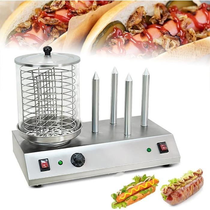 Machine À Cuire Les Saucisses, 538 W, Chauffe-Hot-Dog, Cuiseur À Vapeur ...