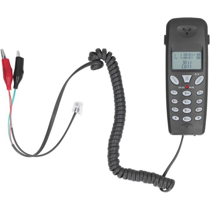 Schiuma Mini Téléphone Filaire Avec Identification De L'Appelant ...