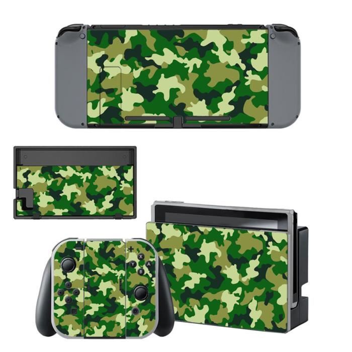 Sticker pour Nintendo Switch, Camouflage Kit Autocollant Skin ...