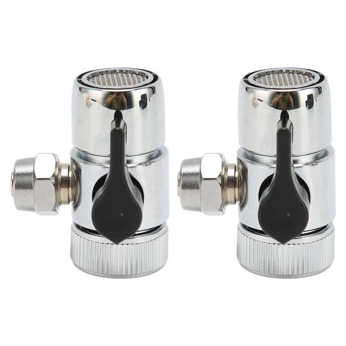 Sonew Vanne de dérivation de robinet d'évier 3 pièces G3/8 dans évier robinet inverseur vanne ...