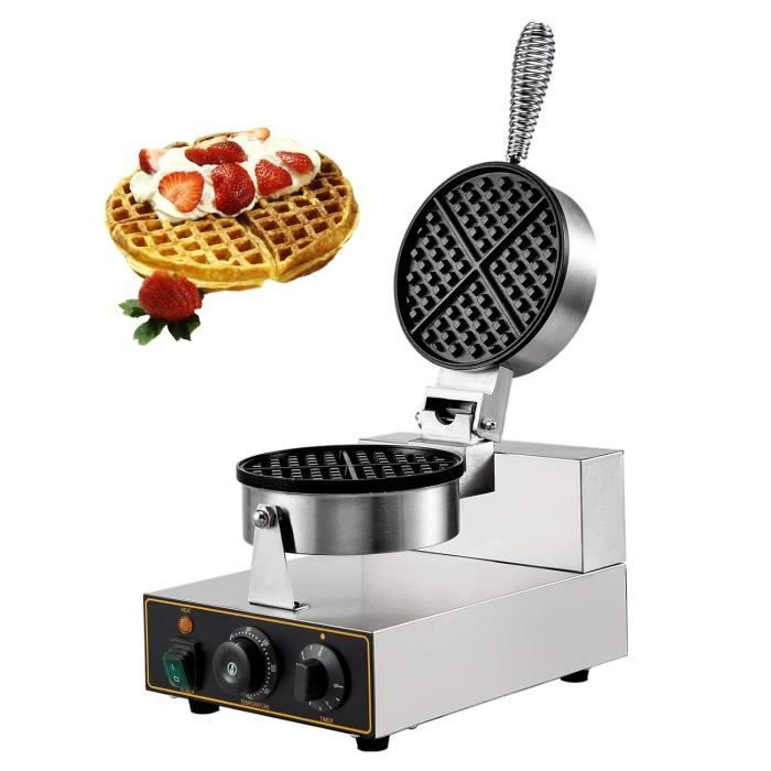 VEVOR Gaufrier commercial HT-1, Machine à Gaufre Electrique 1750W ...