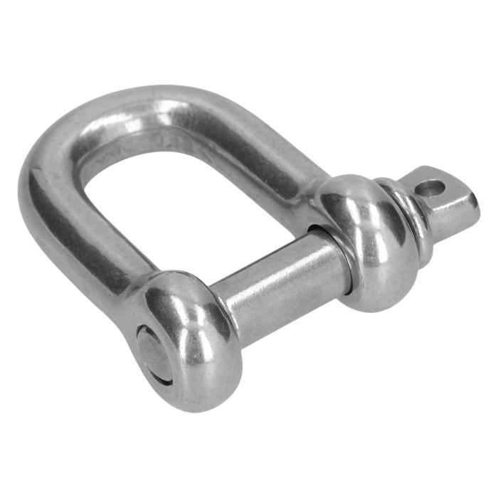 Manille D en inox 304 avec axe à vis - VBESTLIFE - Connecteur de chane ...