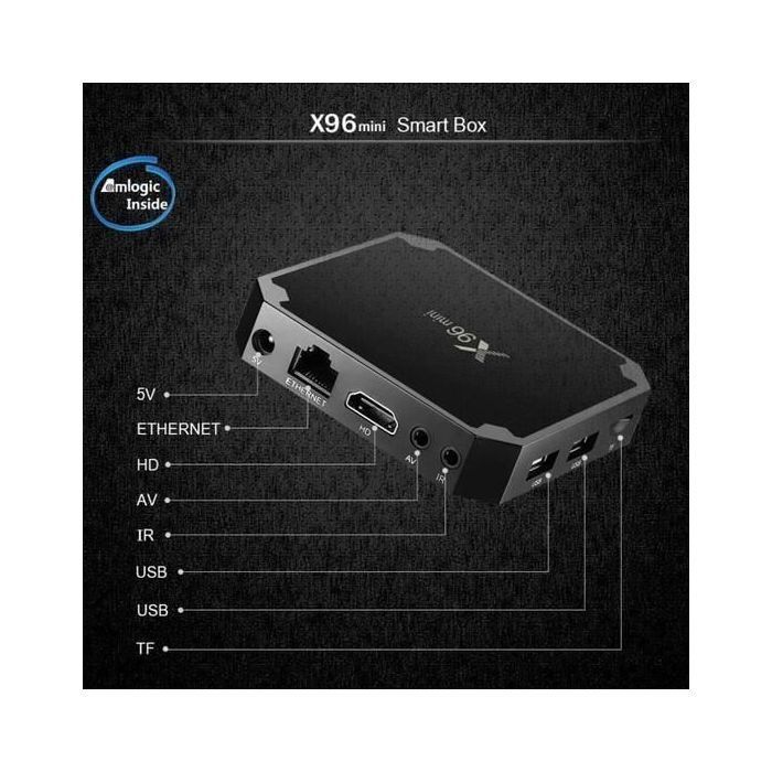 X96 mini Smart TV Box 216 Go Lecteur Multimdia Android 712 Quad Core ...