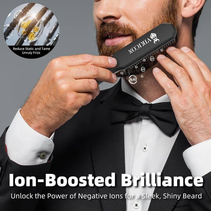 Lisseur barbe homme KAL Mini lisseur à ions négatifs,3 températures ...
