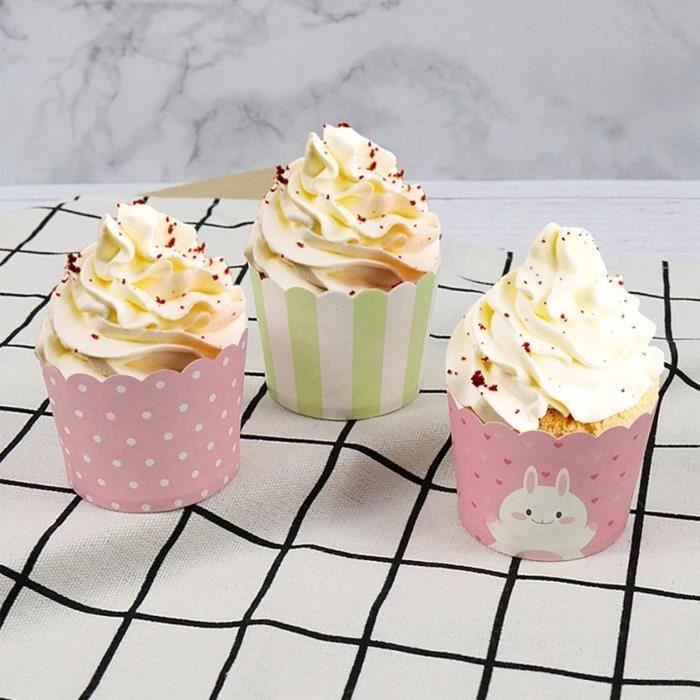 500 Pcs Mini Moules À Gâteaux Petits,Moules Ronds À Muffins Pour ...
