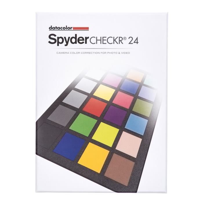 Datacolor SpyderCheckr 24 Mire pour l`étalonnage de l`appareil photo ...
