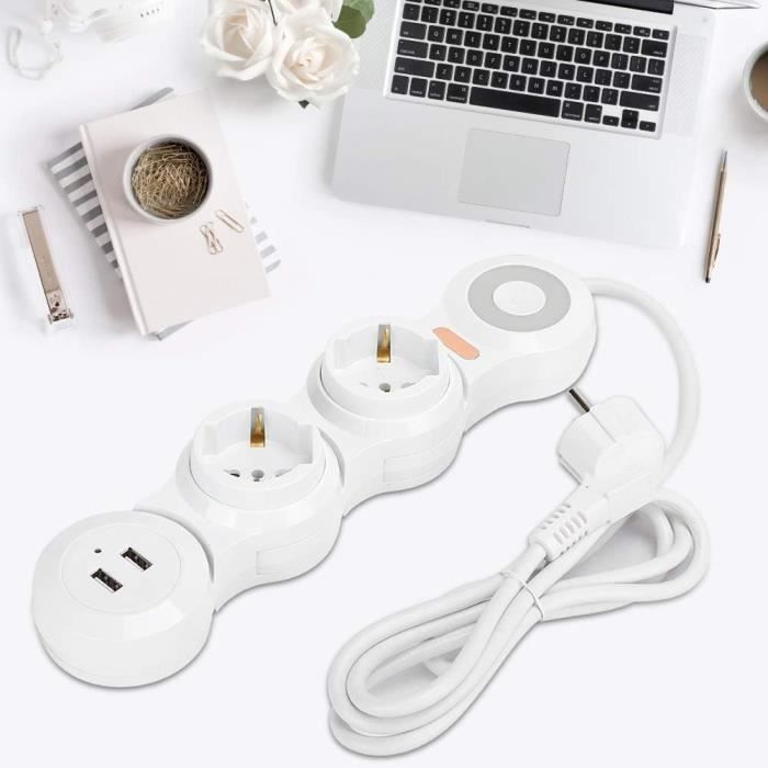 Multiprise, Prise De Table Pliable 220V-250V Avec Interrupteur D ...