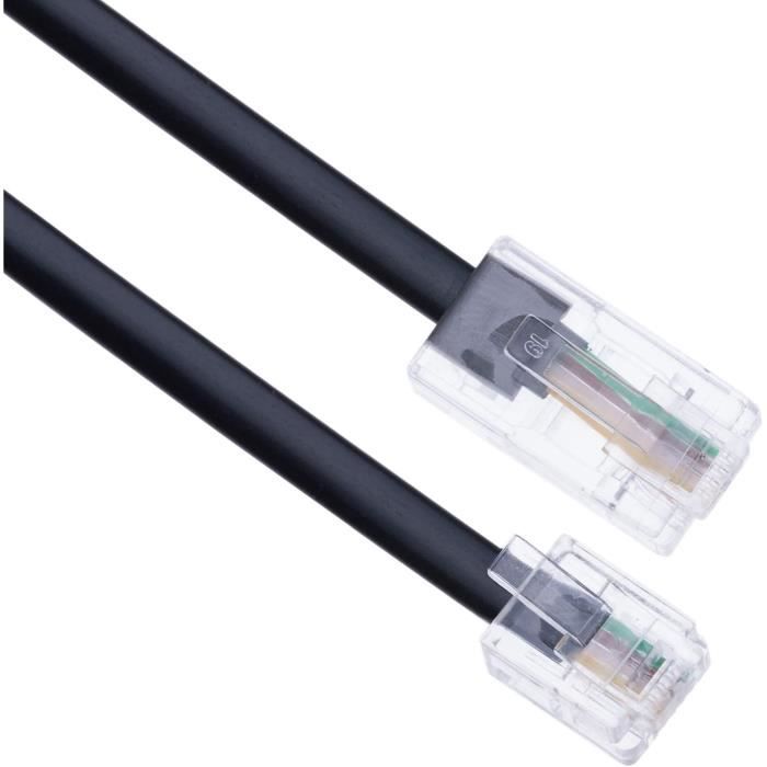 5M Rj11 À Rj45 Câble Ethernet Modem Data Téléphone Adsl Patch Lead ...