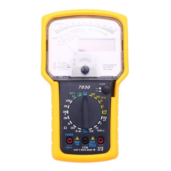 KT7030 AC DC MultimèTre Analogique Testeur, Testeur MultimèTre ...