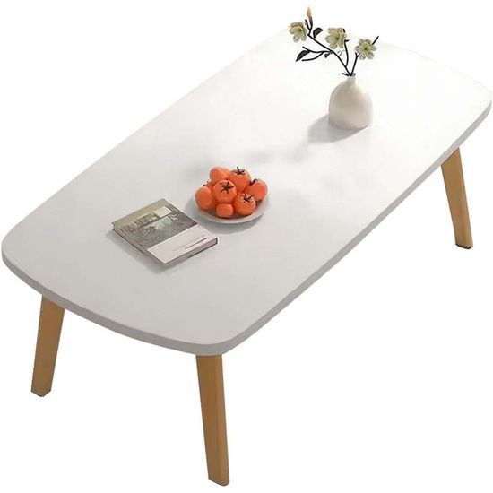 Haigmao Table basse pliante, mini bureau en bois pliable, table basse ...