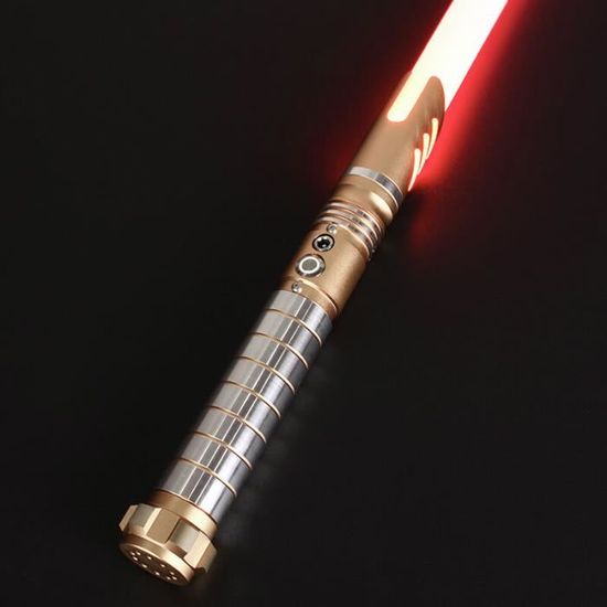 Bâton - épée - baguette,Sabre laser RGB,poignée en métal pour duel ...