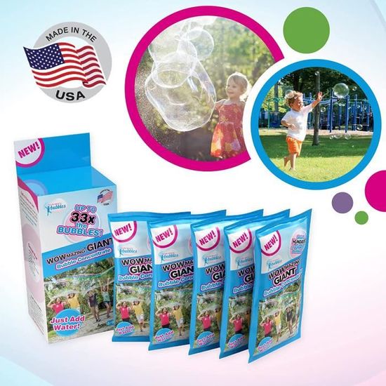 Solution concentrée à bulles (jusqu'à 4 gallons) - Big Bubbles (5 ...