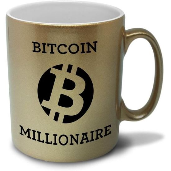 Mug Avec Inscription Bitcoin Millionaire Btc - Tasse À Café En Etherum ...