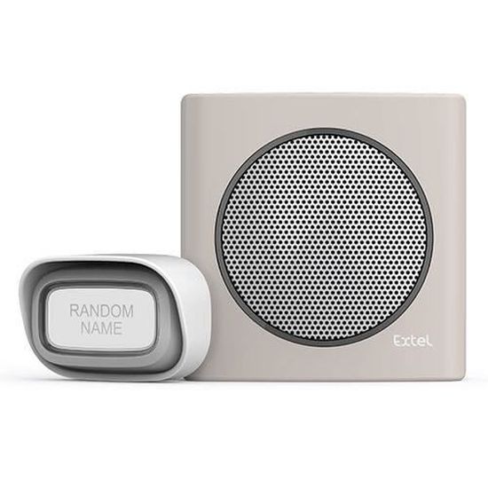 Carillon sans fil avec portée de 200m et 6 sonneries au choix - Extel ...