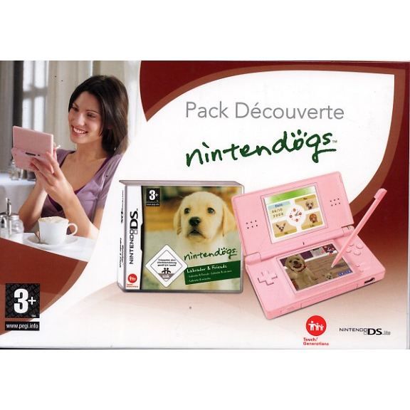 PACK DECOUVERTE NINTENDO DOGS + CONSOLE DS LITE RO - Cdiscount Jeux vidéo
