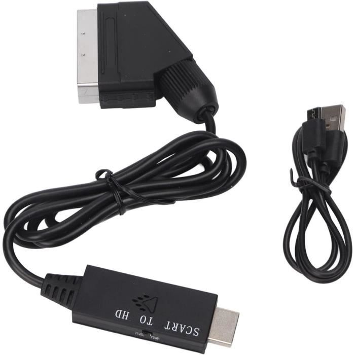 Convertisseur D'interface Multimédia SCART vers HD 720P 1080P ...