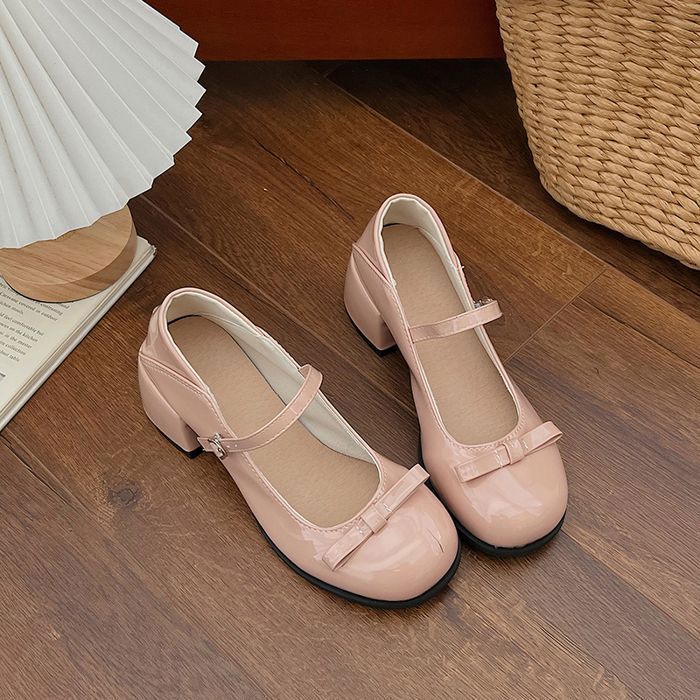 Mary-Chaussures à essence élégantes pour femmes,chaussures à talons bas ...