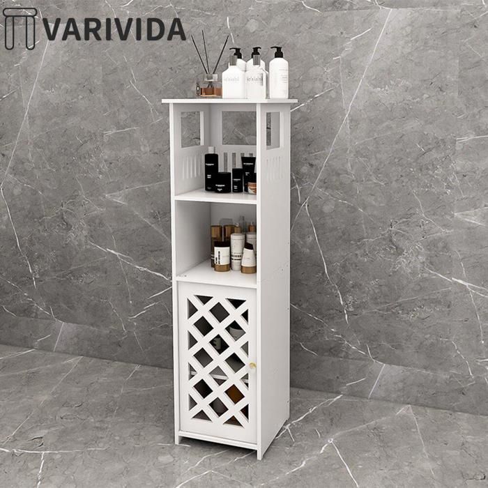 VARIVIDA ARMOIRE Colonne Salle de Bain en PP,armoire de douche,2 ...