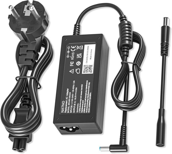 65W Chargeur pour HP EliteBook 840 850 845 830 820 G9 G8 G7 G6 G5 G4 G3 ...