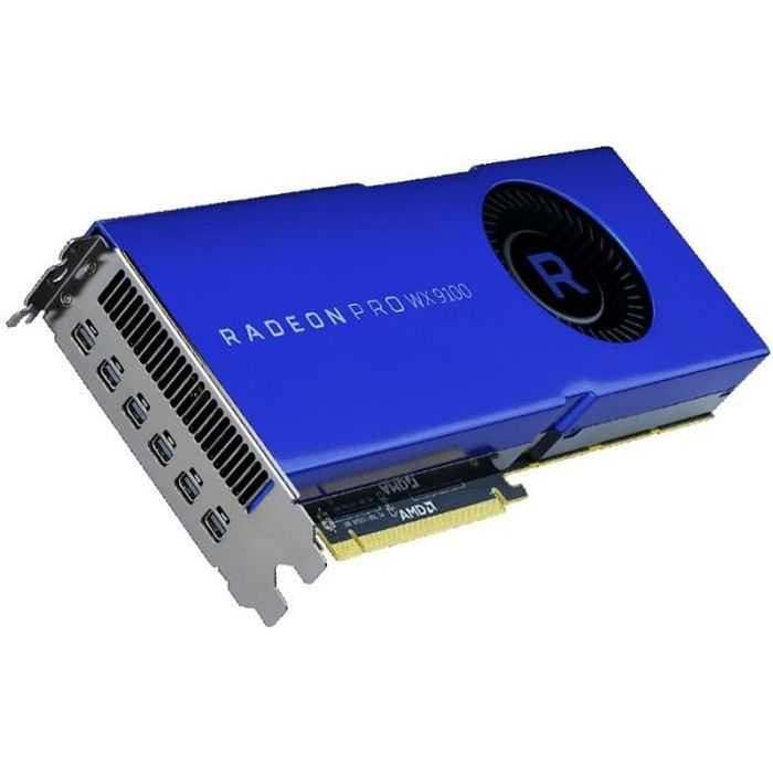 AMD Carte graphique Radeon Pro WX 9100 - 16384 MB HBM2 - 6x mini DP 0 ...