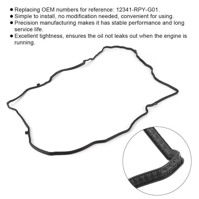 Ashata joint de couvercle de soupape pour Jeu de joints de couvercle de ...