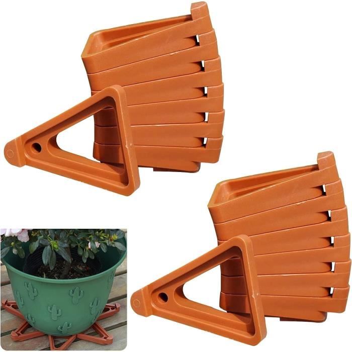 24 Pièces Flower Pot Risers Risers De Pot De Fleur Invisibles Invisible ...