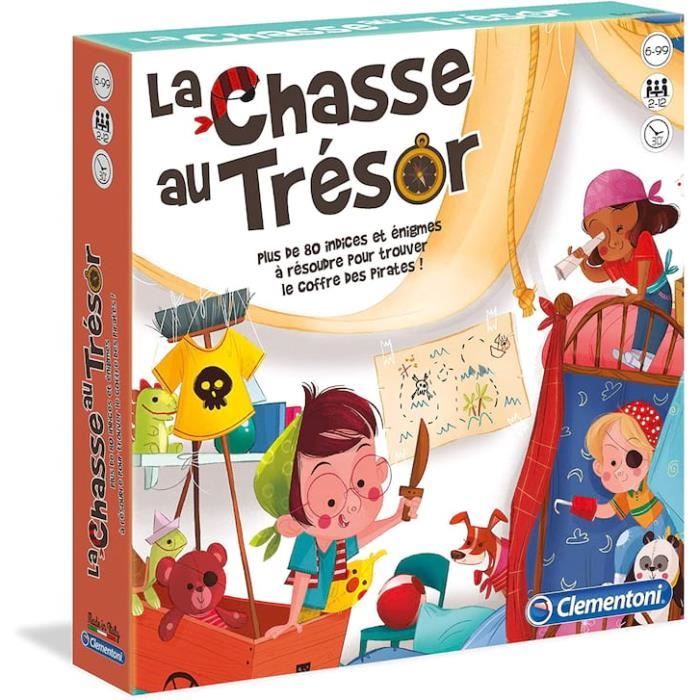 Clementoni-la chasse au trésor, 52460, multicolore - Cdiscount Jeux ...