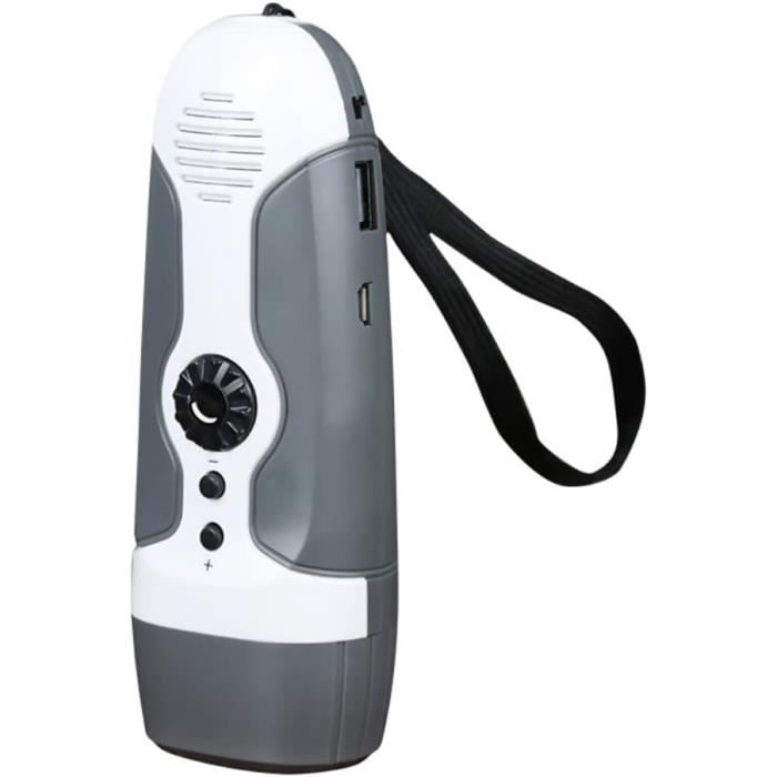 Radio À Manivelle Avec Manivelle - Radio Dynamo Avec Lampe De Poche Led ...