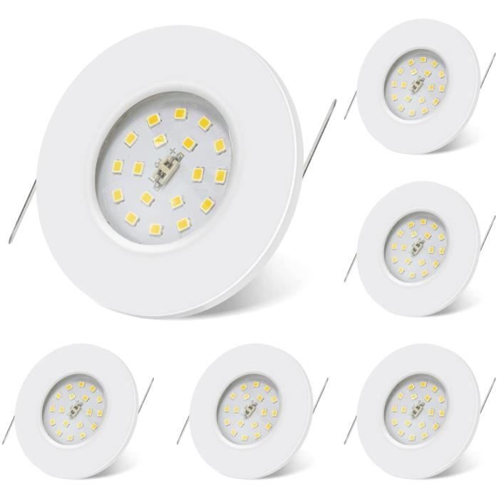 Spot Led Encastrable Salle De Bain Ip44 Étanche Spots Led Encastrables