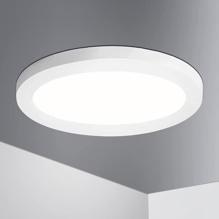 LED Plafonnier 12W | Extra plat | 800lm | Ø170mm Rond |Remplace env ...