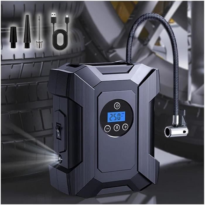 Mini Compresseur À Air Portable, 150Psl,6000Mah,Sans Fil Et Portatif ...