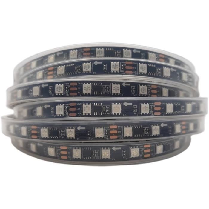 Ws2811 Ic = Rgb Ic Adressable Bande Led Couleur 60 Leds-M 20 Pixels-M ...