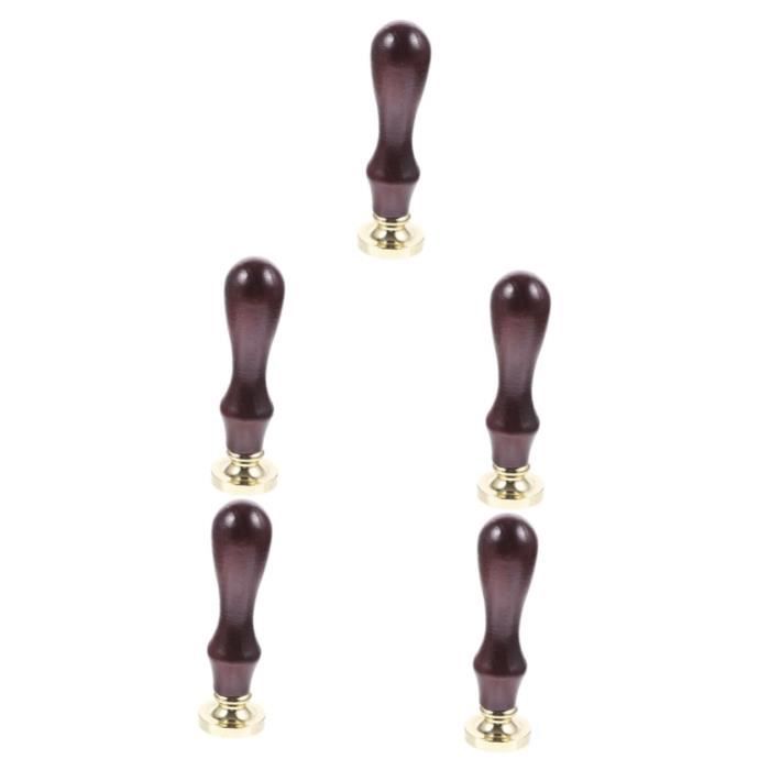 5 Pièces Sceau De Cire Alphabétique Têtes De Cachet De Cire Cachet De ...
