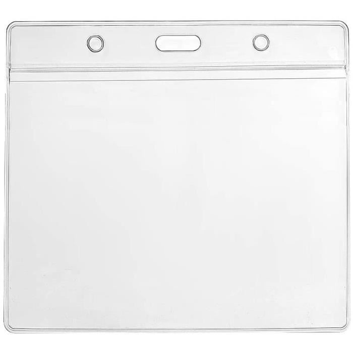 Porte-Badges - CKB LTD - 50 pièces - Transparent - 118 x 110 mm - Idéal ...