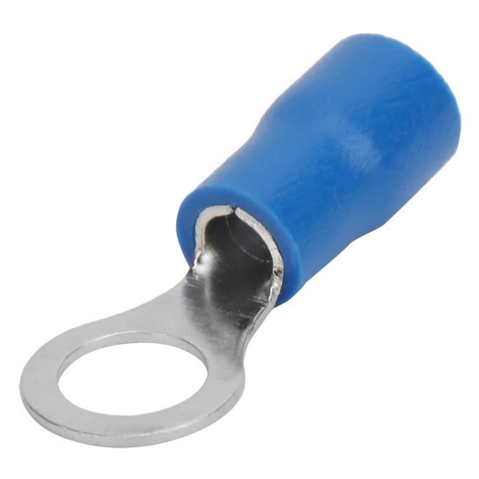 EJ.life Borne à sertir 1000 pièces pressées à froid O Type RV2-5 laiton isolé bornes à sertir ...