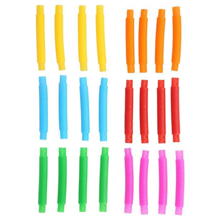 Fafeicy jouet sensoriel de tubes Tubes jouet sensoriel enfants coloré ...