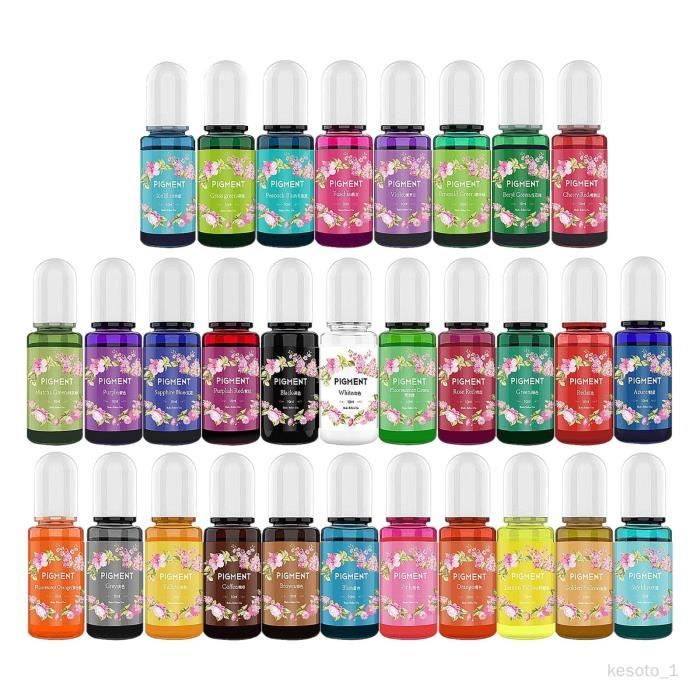 Résine époxy Pigment Résine Colorant 10 ml Colorant hautement concentré ...