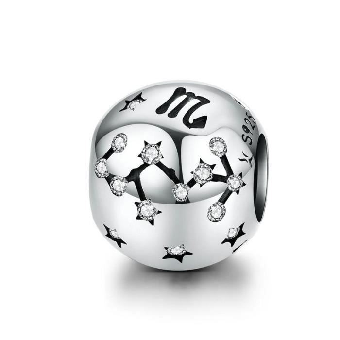 HOMIEE Perles Le Scorpion Argent 925 Signes Astrologiques pour Pandora ...