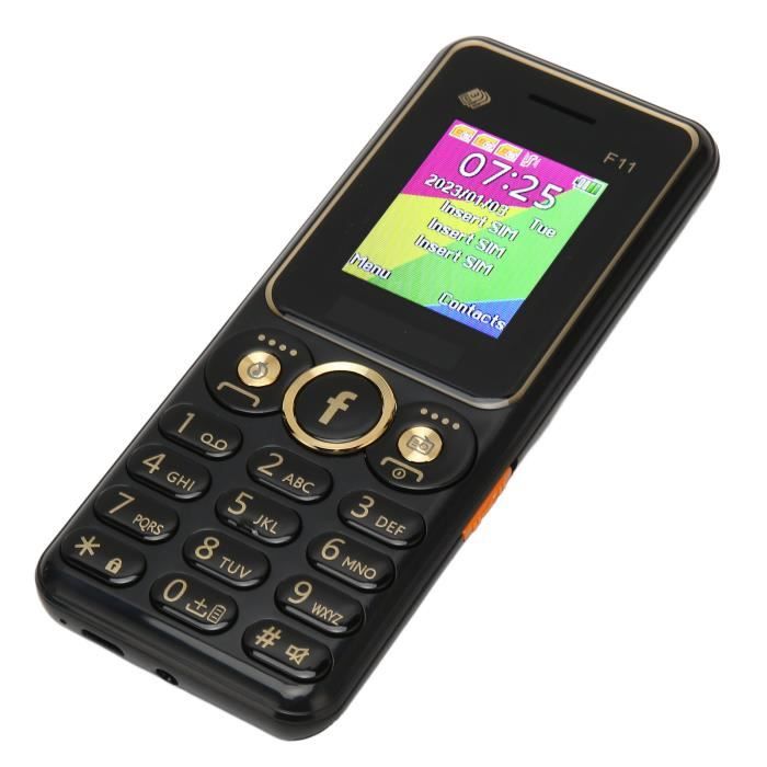 Téléphone portable pour personnes âgées HURRISE F11 - GSM 2G - Triple ...
