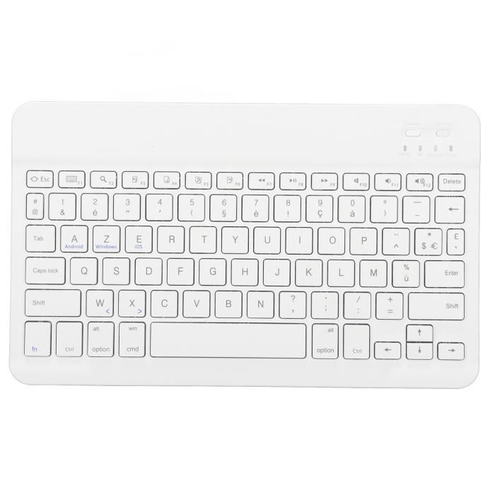 HURRISE clavier Bluetooth Clavier sans fil 10 pouces mince étanche ...